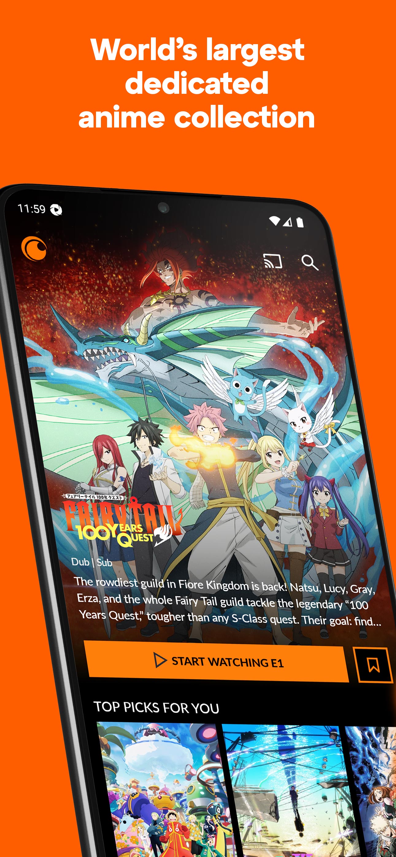 Crunchyroll Fire Tablet version - Good e-Reader Android App store